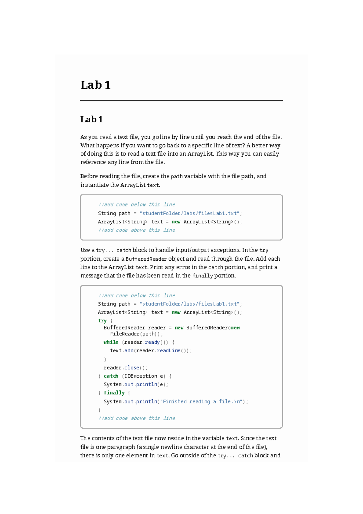 Java Lab Series: File Handling and Encryption Techniques - Studocu