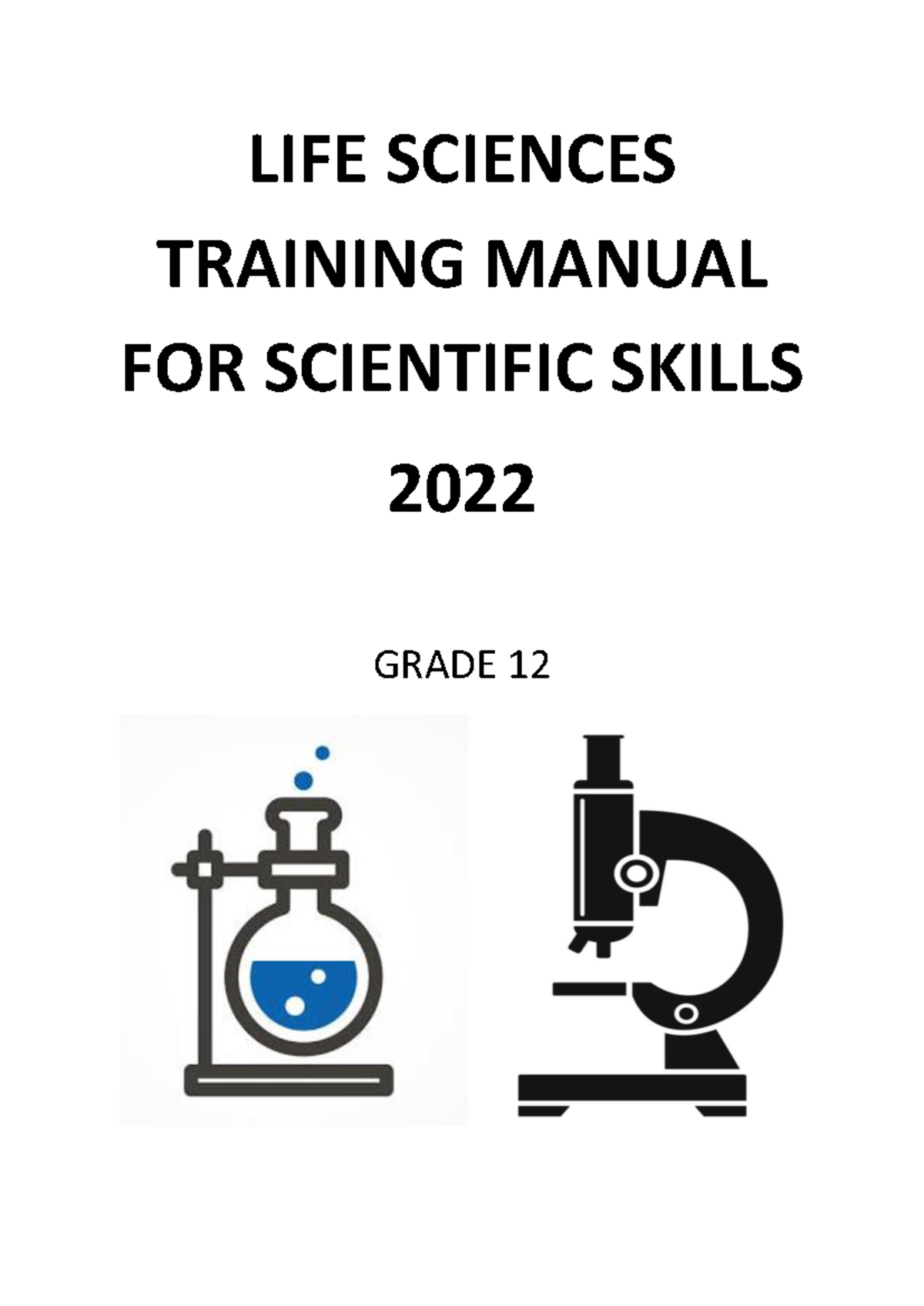 Scientific Skills in Investigation: Grade 12 Life Sciences Manual - Studocu