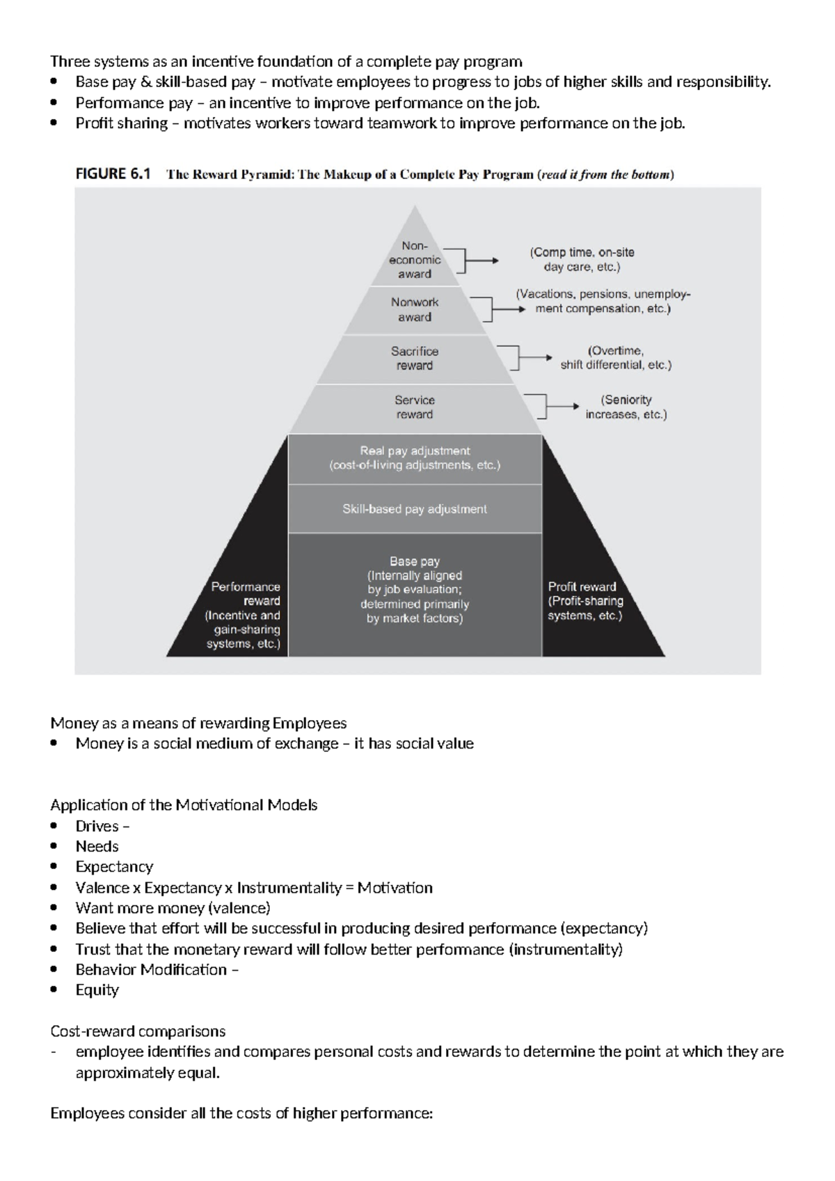 Human behavior 20034 - Three systems as an incentive foundation of a ...