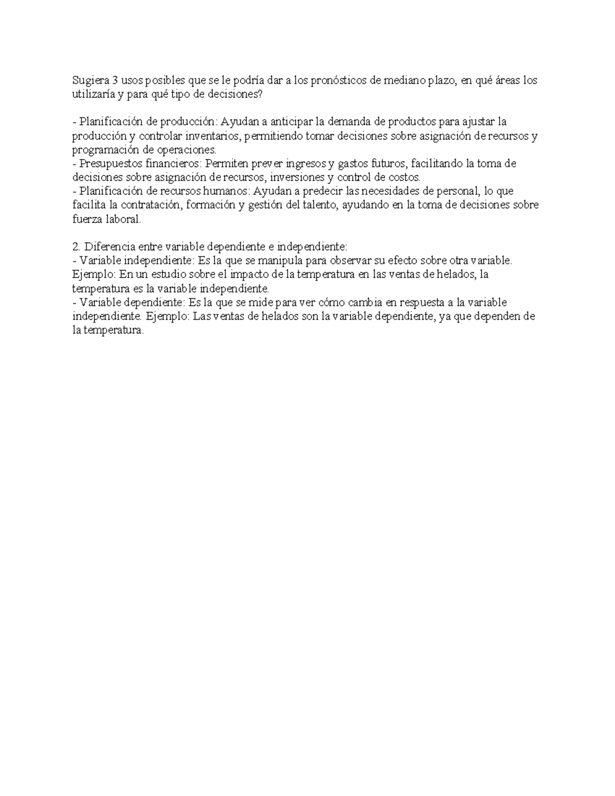 C foro 3.1 Administración de Operaciones I - Sugiera 3 usos posibles ...