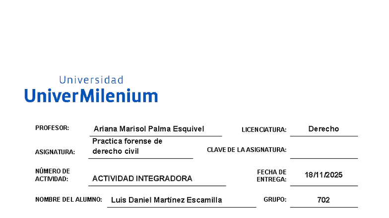 Caratula PARA Entrega DE Actividades (1) (14) - Derecho civil ...