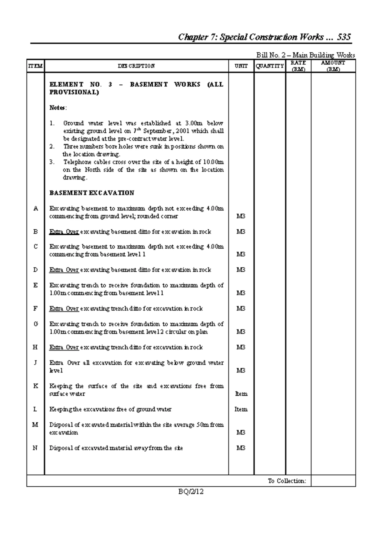 Bill of Quantity (BOQ) - Teori dasar dan contoh perhitungan BOQ - BILL ...