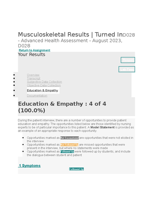 WGU D028 AJM3 Crab Apple Valley Communicable Outbreak Scenario ...