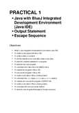Java Programming - Java 1 - Studocu