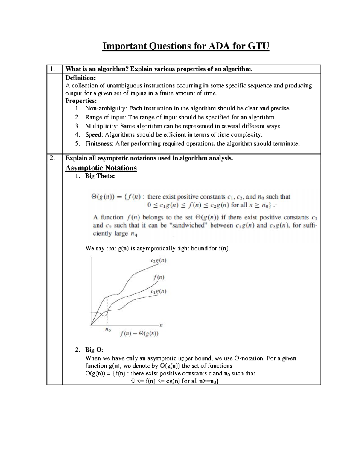 430995513 Important ADA Questions and Solutions for GTU - Studocu