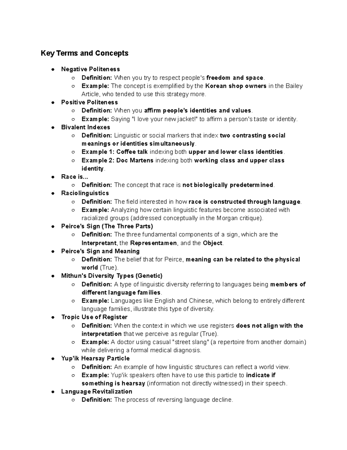 Anth 114 Midterm 1 Study Guide: Key Terms & Concepts (Ch 1-7) - Studocu