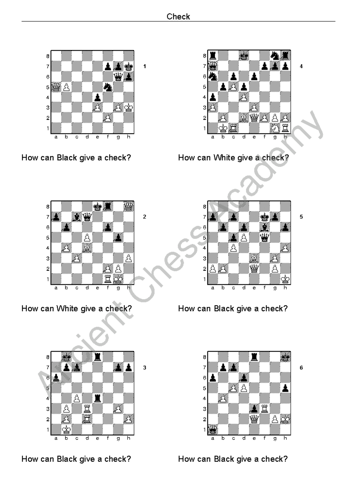 8. Chess Strategies: How to Give a Check Effectively - Studocu