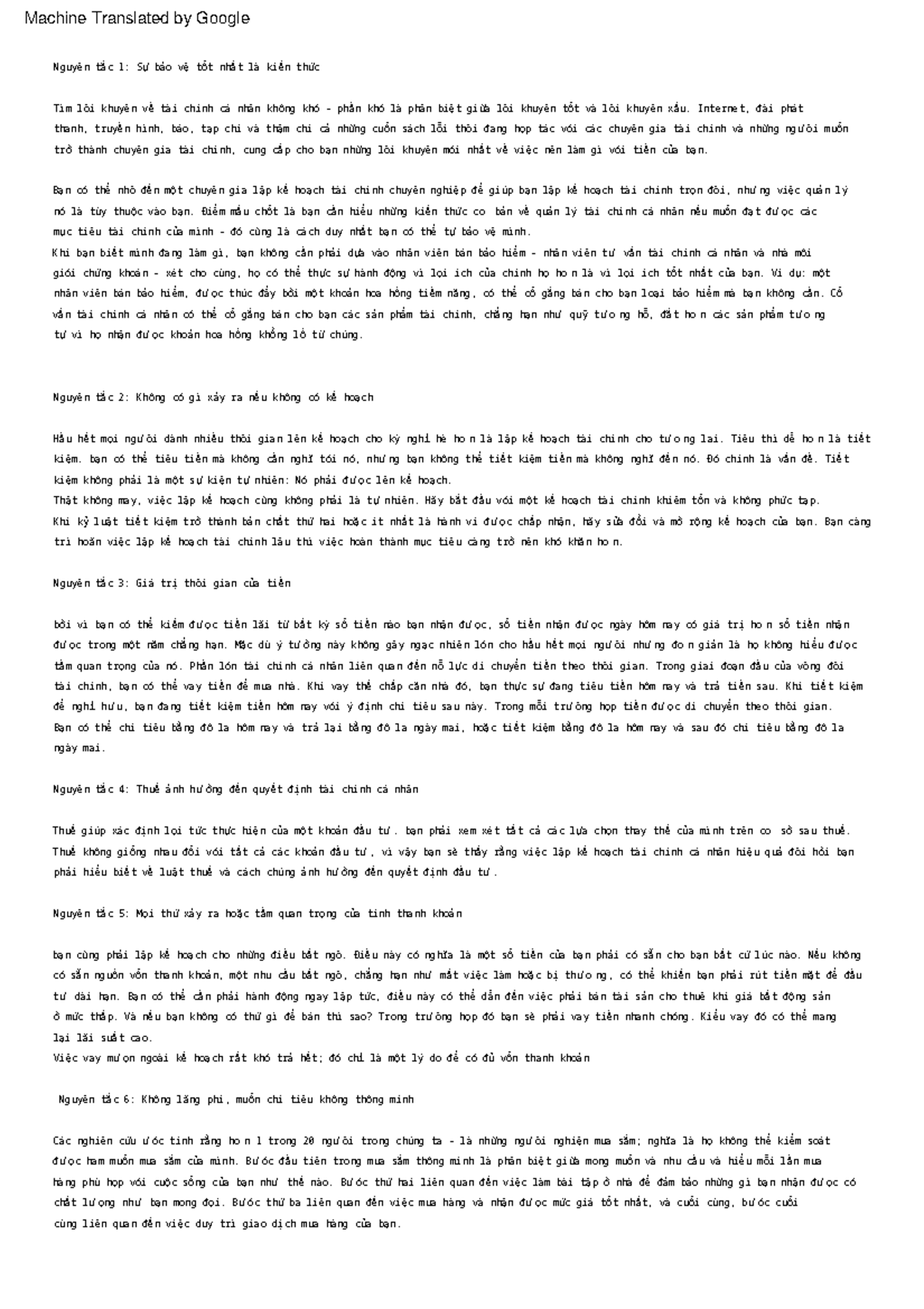 10 principles of PF Matching - Các nghiên cứu ước tính rằng hơn 1 trong ...