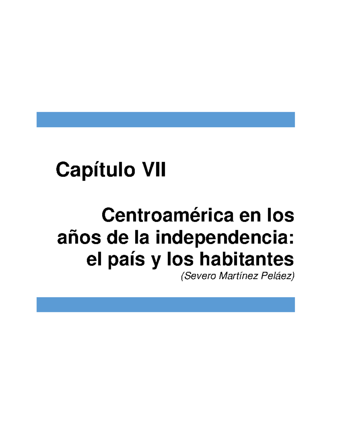 Capítulo 07 Centroamérica en los años de la Independencia ...