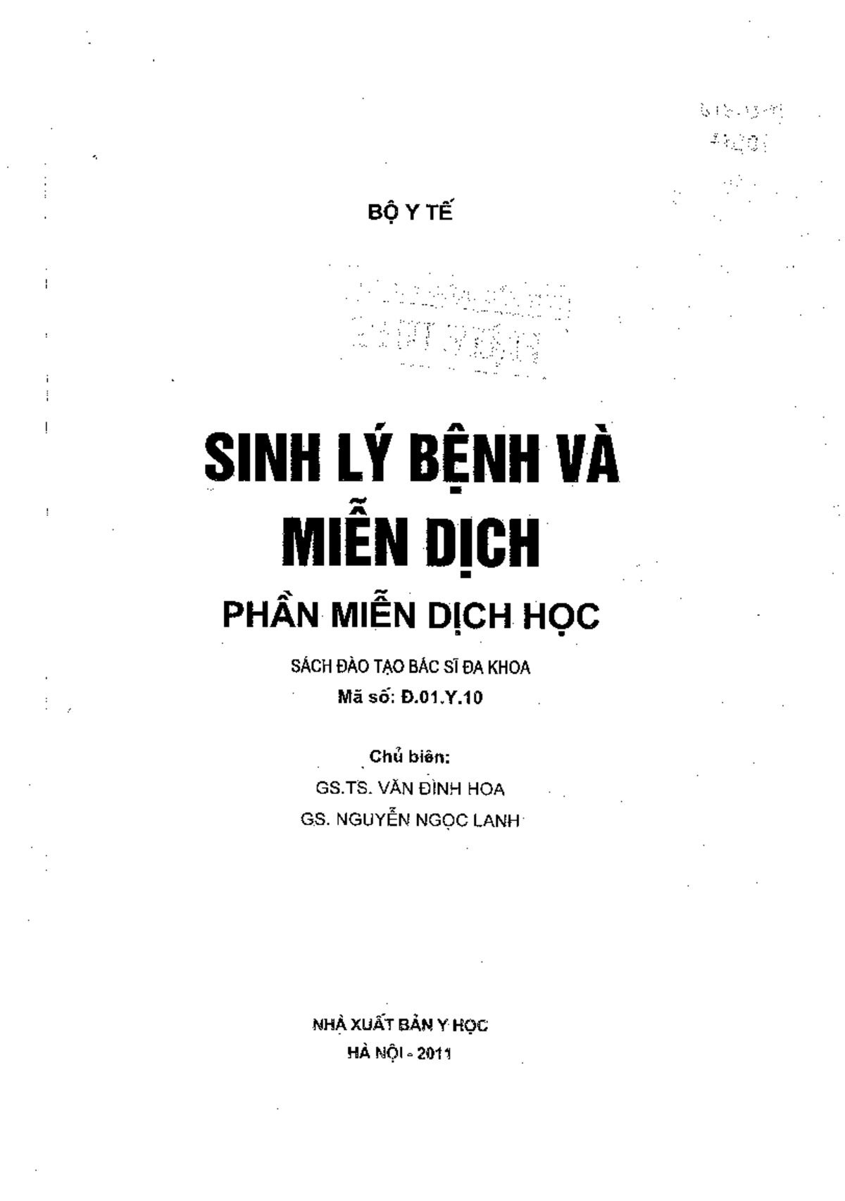 616.07 41001 Sinh Lý Bệnh và Miễn Dịch - Phần Miễn Dịch Học - Studocu