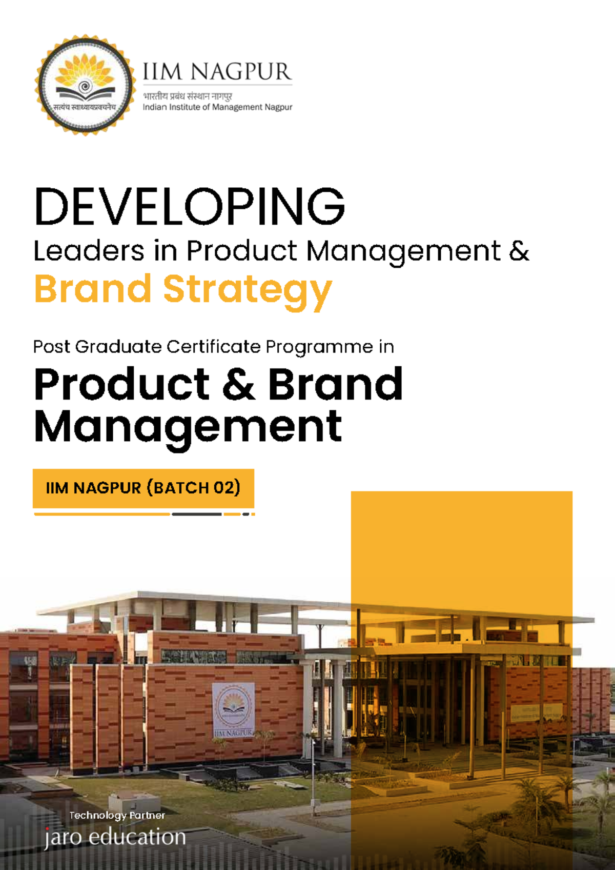 IIMN PG Certificate in Product Brand Management Brochure (Batch 02 ...