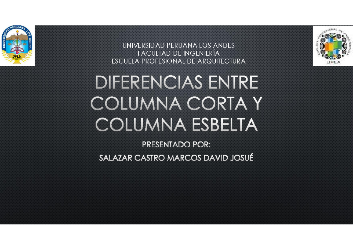Diferencias entre Columnas Cortas y Esbeltas en Estructuras - AIA 101 ...
