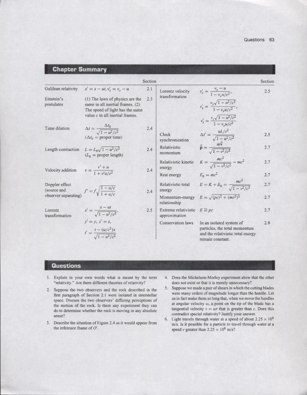 Conceptual Problems for Physics 101: Chapter 2 Summary - Studocu