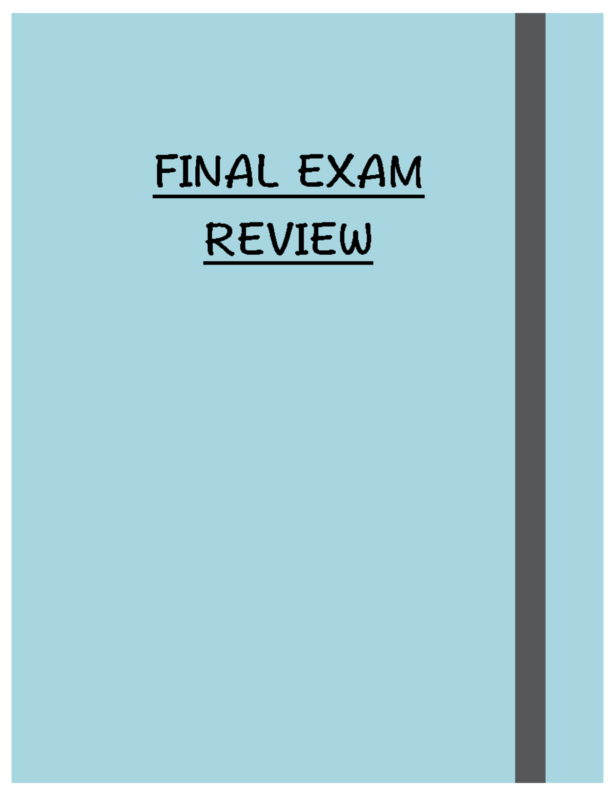 FINAL EXAM REVIEW: Key Topics for Nursing Practice (CNO) - Studocu