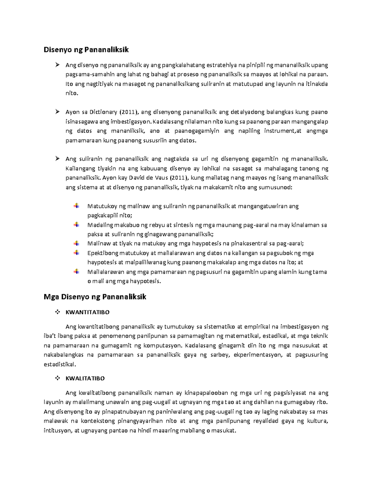 GEC-PPTP Disenyo ng Pananaliksik - Disenyo ng Pananaliksik Ang disenyo ...