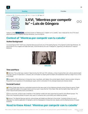 AP Spanish Literature 2024 – Unit 5 Exam Review: La Generación del 98 ...