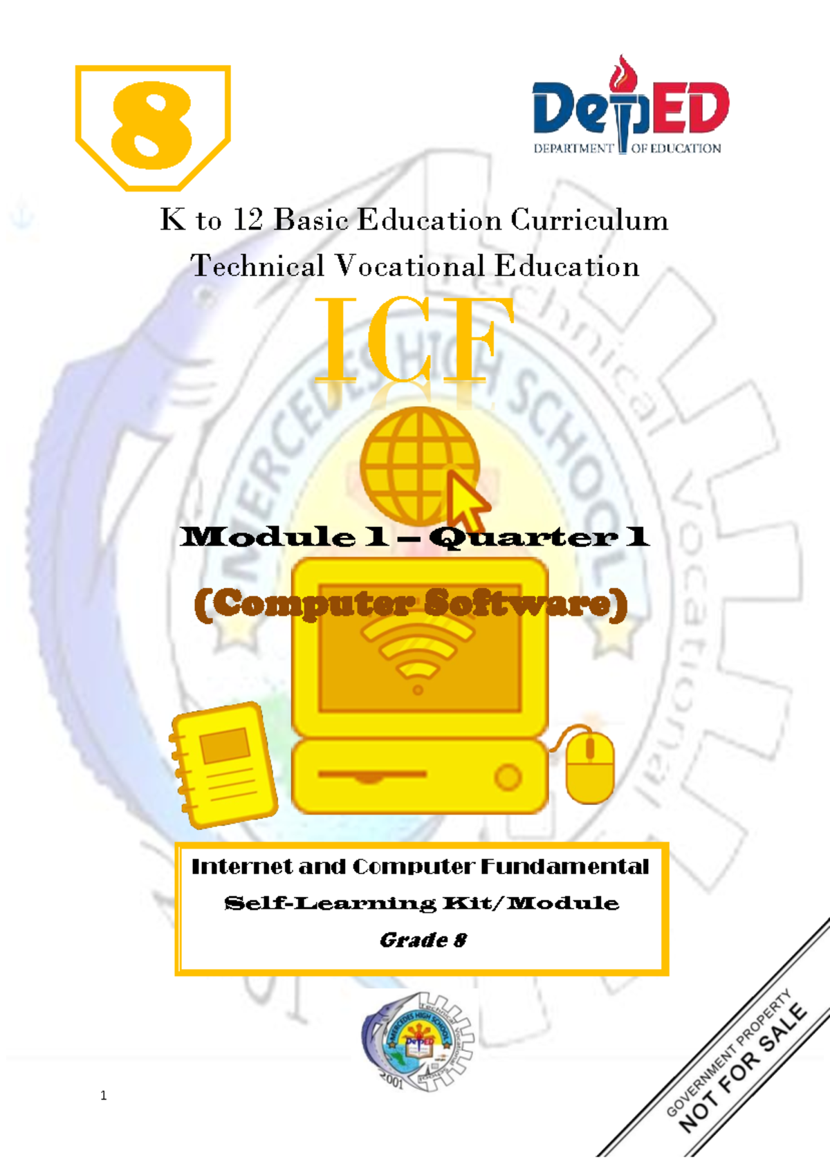 ICF 8: Quarter 1 Module on Computer Software Fundamentals - Studocu