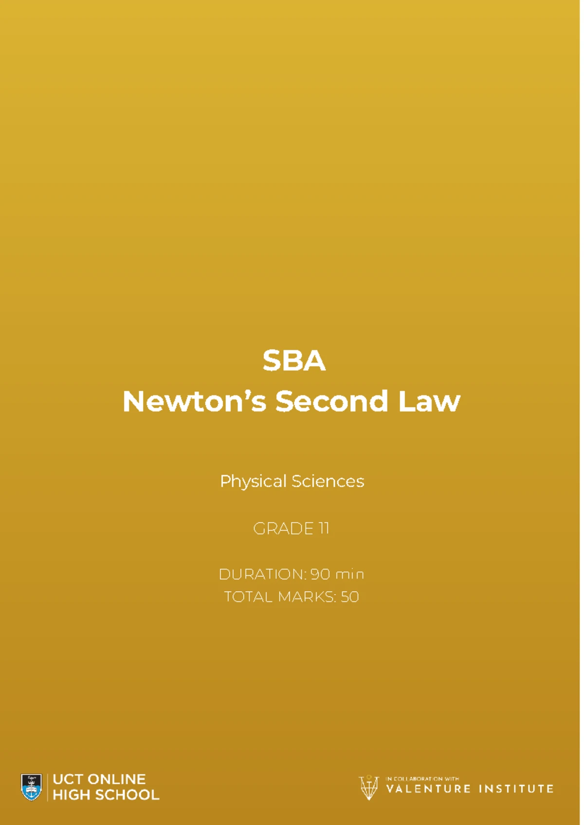 Newton's Laws of Motion (Grade 11) - PHYSICAL SCIENCES GRADE 11 NEWTON ...