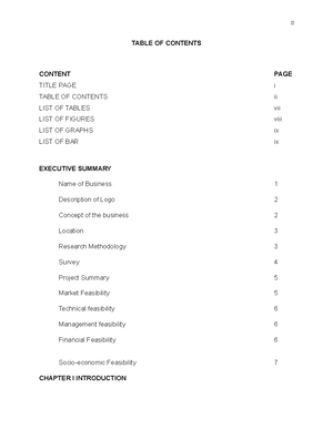Chapter-II - feasibility study - CHAPTER II Marketing Aspect This ...