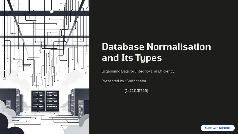 Database Normalisation: Types & Benefits for Data Integrity - Studocu