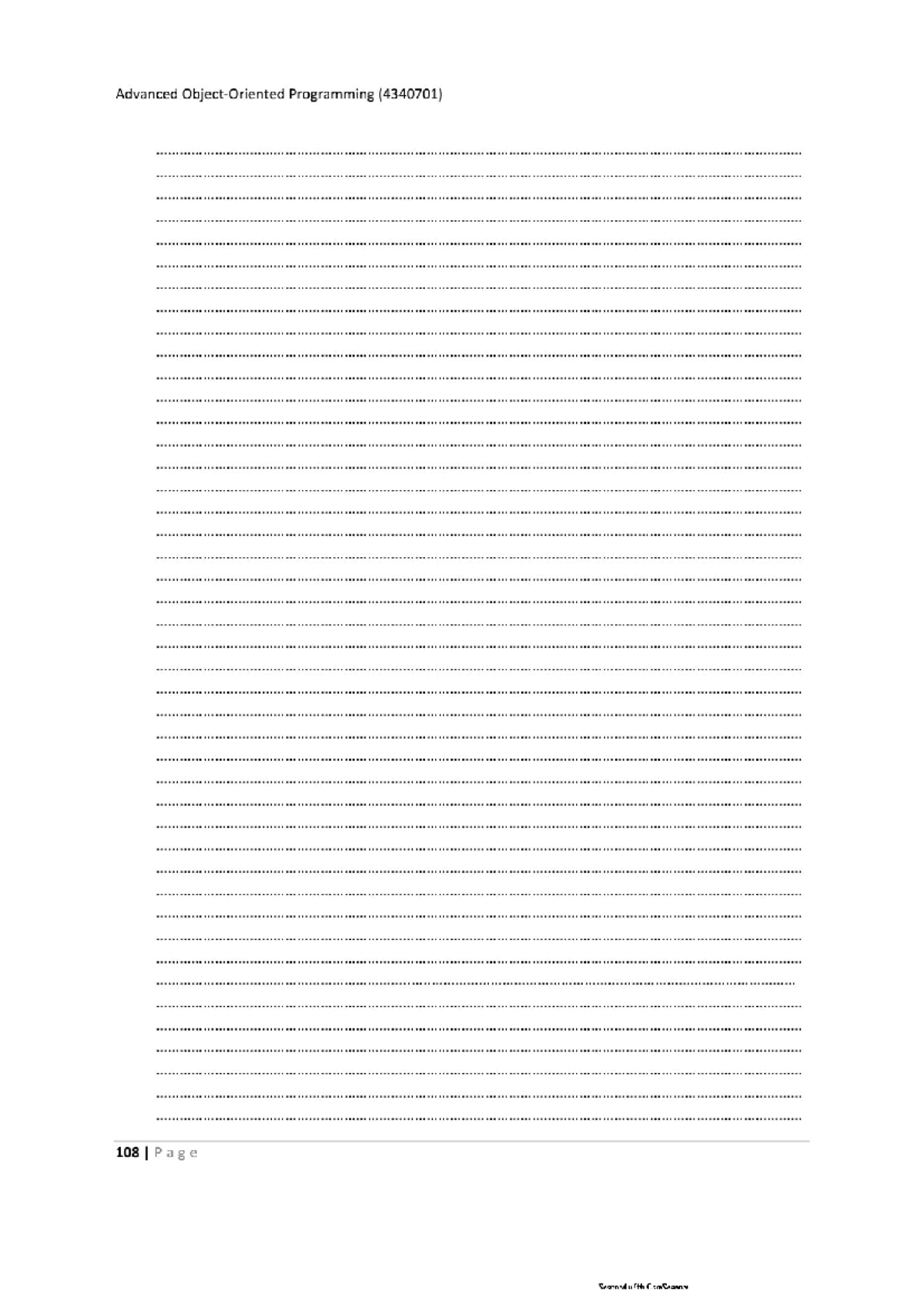 Advanced Programming (4340701) Lab Manual: Practical Exercises and ...