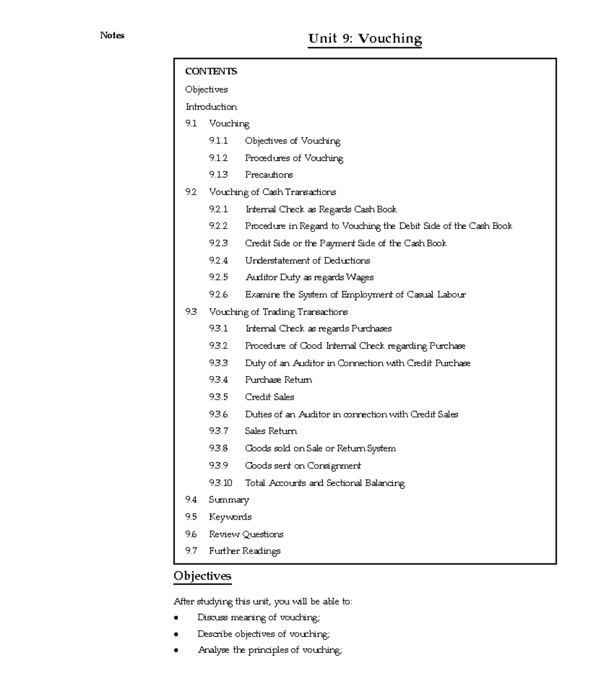 Unit 9: Vouching - Detailed Guide on Vouching Procedures and Practices ...