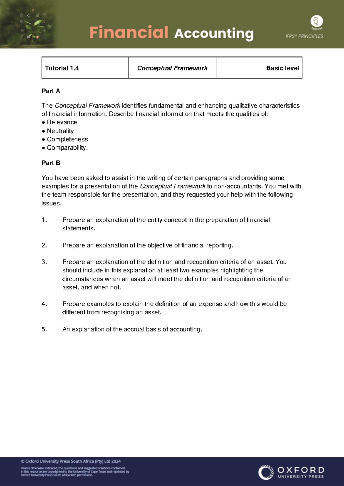 Week 2 - Unit 2 (Chapter 1) The financial reporting environment and ...