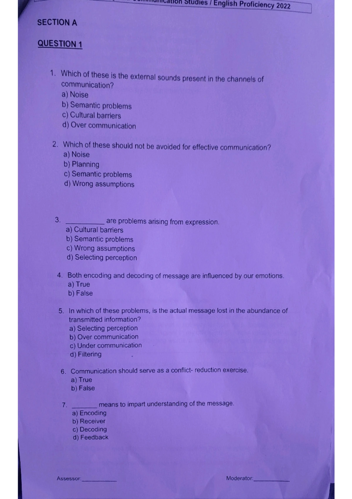 Alc question paper 2022 - LCS5001 - Studocu