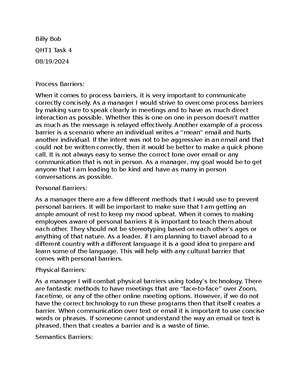 D353 Task 2 - Passed - Chad Ramsier D353 Task 2 A. The floor associates ...