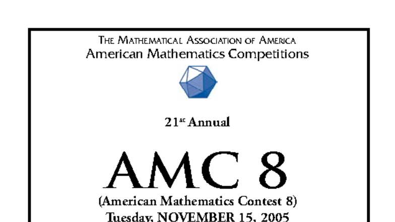 Weekly Math Practice (November 24) - INSTRUCTIONS 1. DO NOT OPEN THIS ...