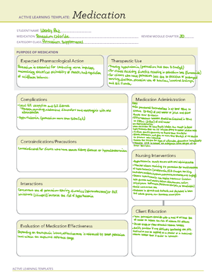 Active learning template: High-ceiling loop diuretics review module ...