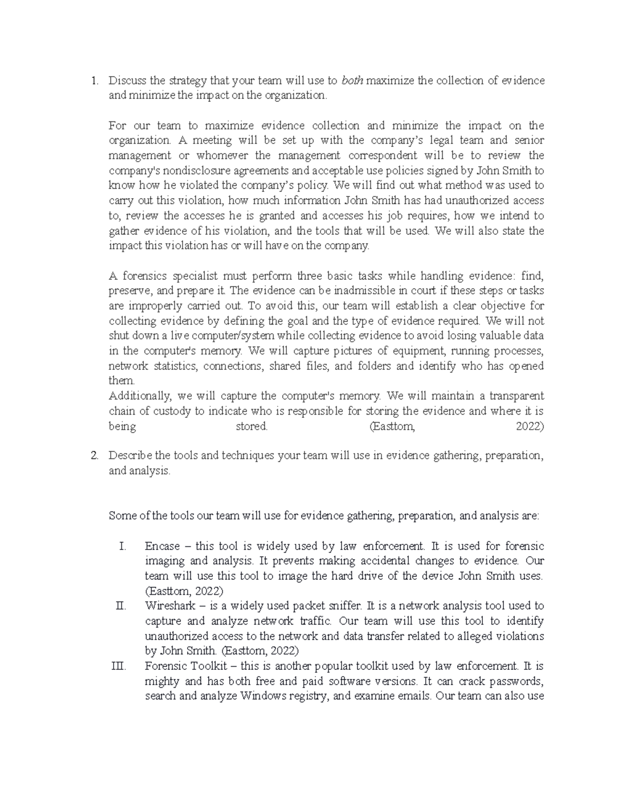 Digital Forensics Strategy for Evidence Collection in Cybersecurity ...