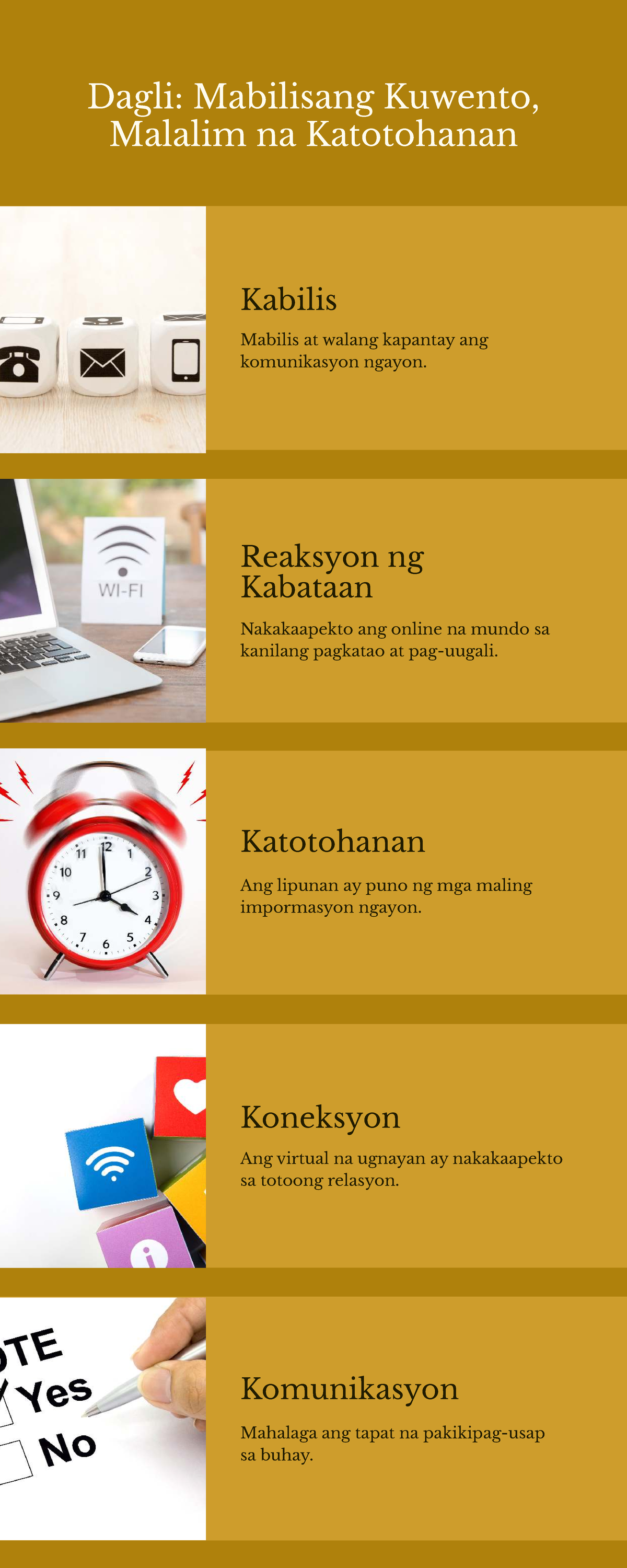 Infographic - Dagli Mabilisang Kuwento, Malalim na Katotohanan ...