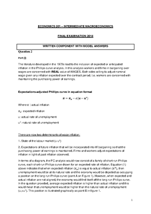 ECON 201 Tutorial 4 2023: AS Curve Analysis & Economic Growth Strategies - Studocu