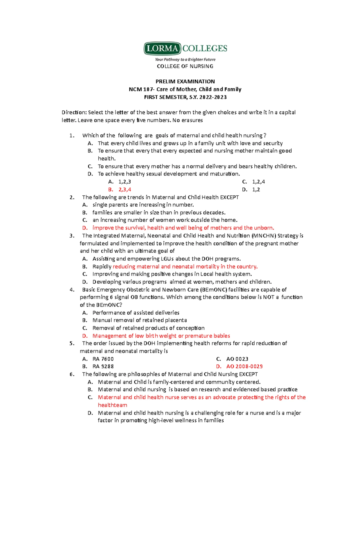 NCM 109_b | IFC Insert & Removal of Foley Catheter Notes - Studocu