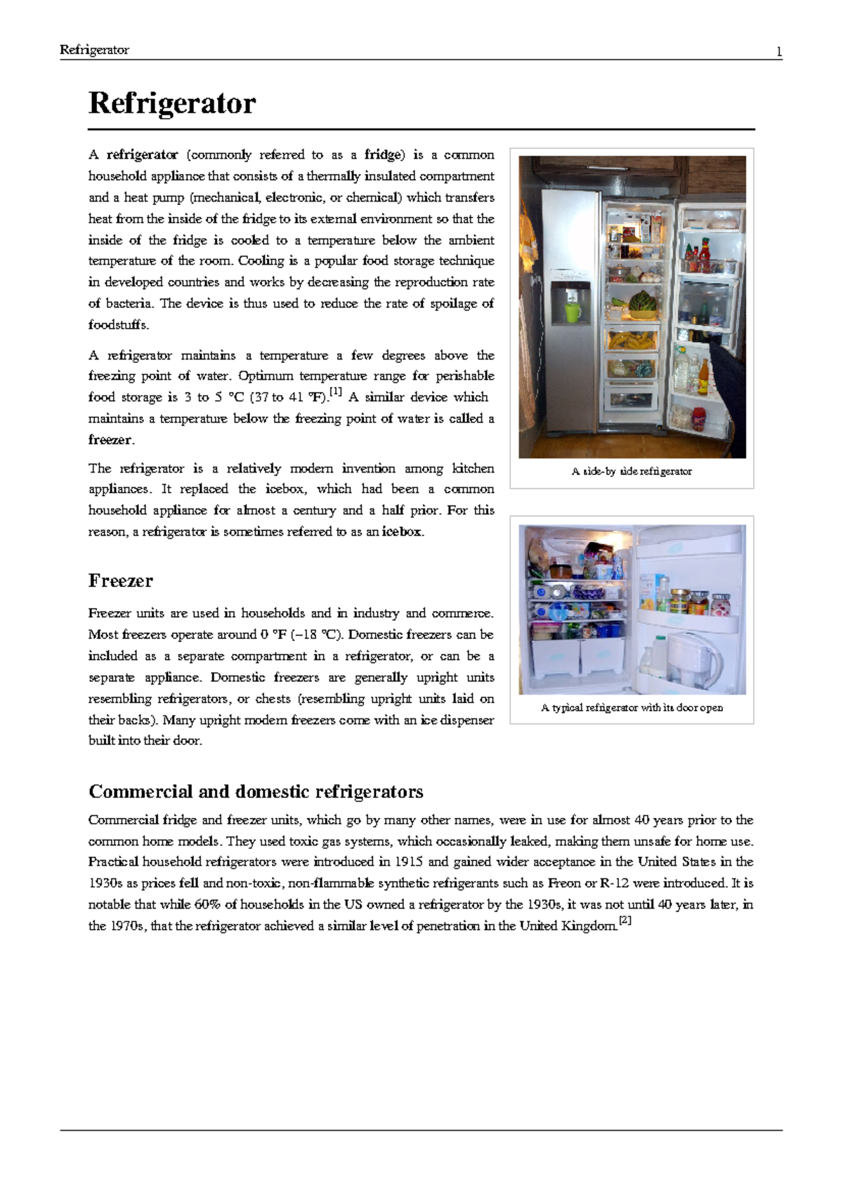 Understanding Domestic Refrigerators: Types, History, and Mechanisms ...