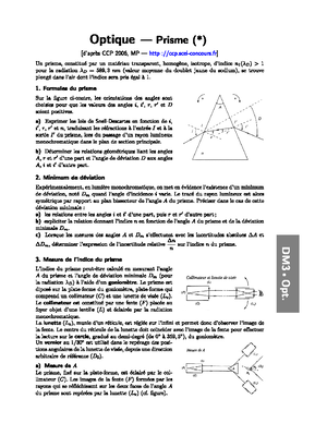 TD2 BCG 21/22 - Exercice de Optique Géométrique et Radioactivité - Studocu