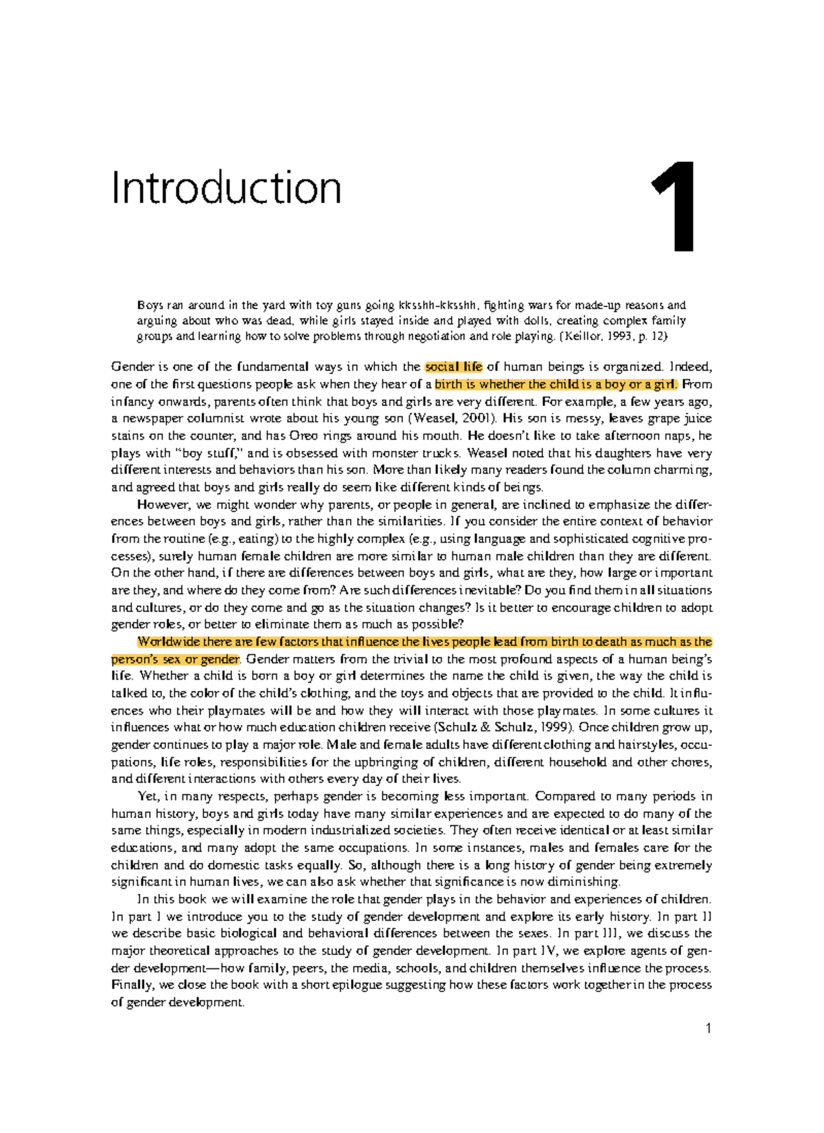 Gender Development: Understanding Roles and Influences in Society - Studocu