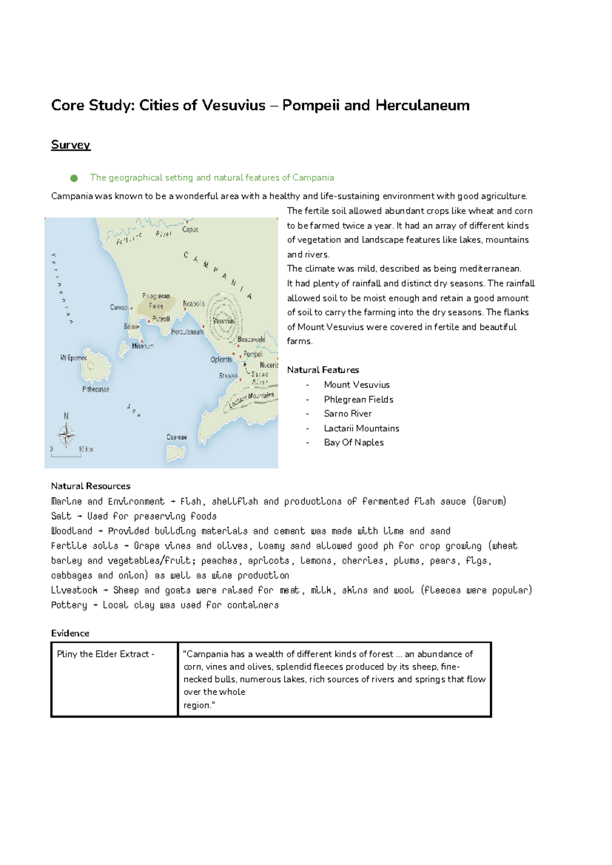 Pompeii and Herculaneum: A Comprehensive Study (2023) - Studocu
