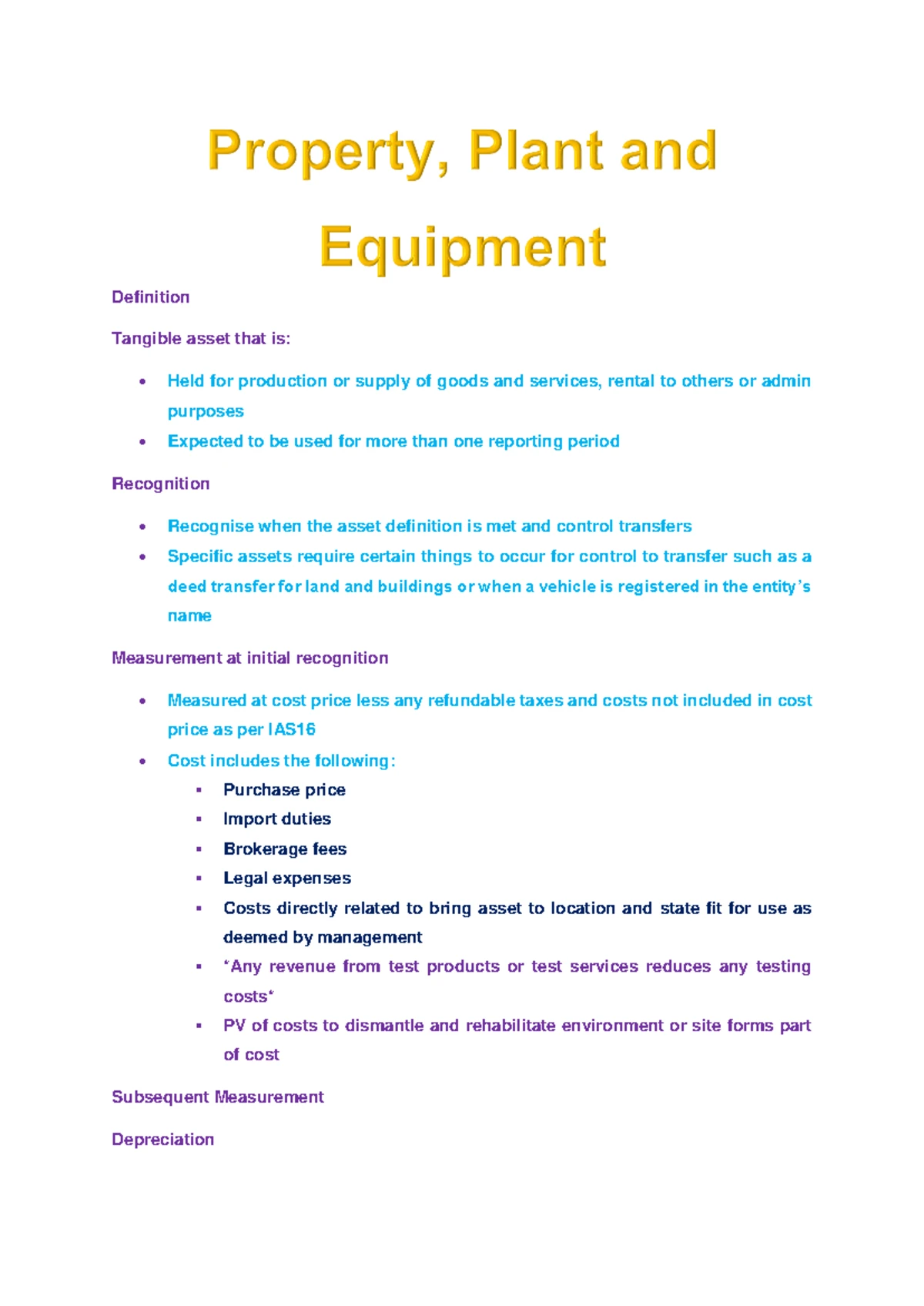 IAS 8 handout - Notes - EXAMPLE EXAMPLE: Prior period error Right ...