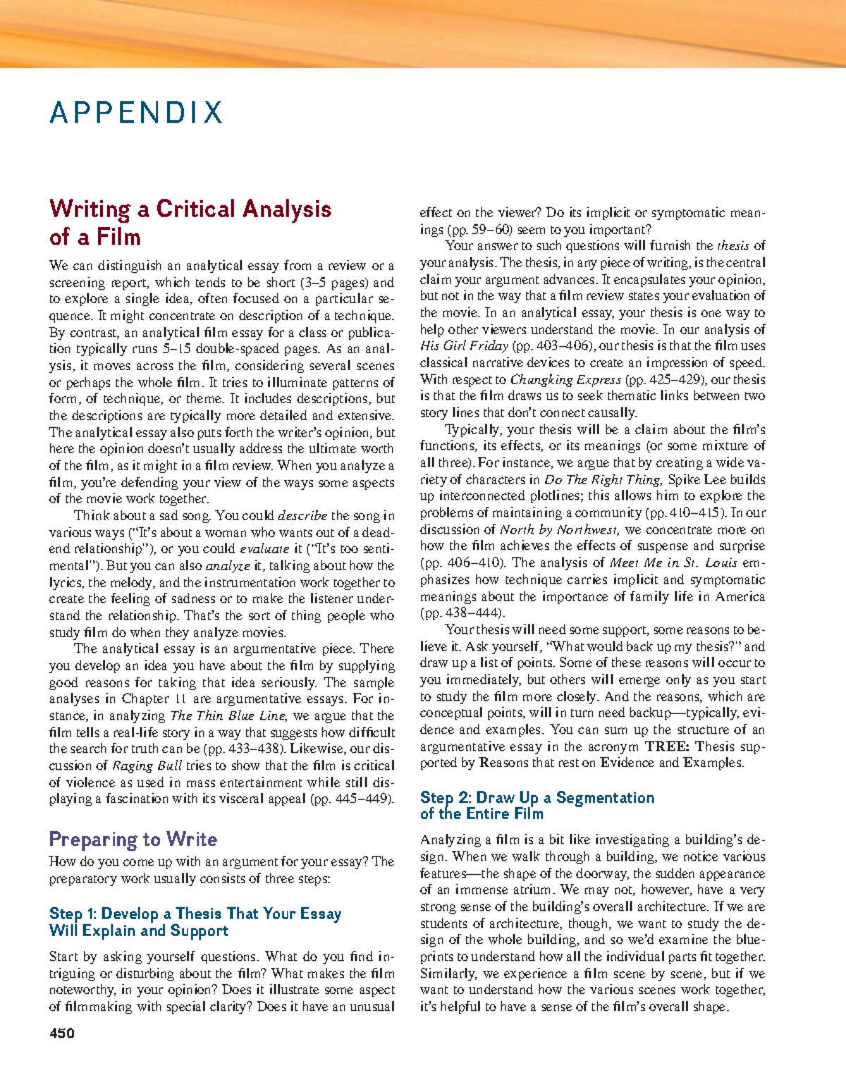 ENG 101: Writing a Critical Analysis of a Film - Studocu
