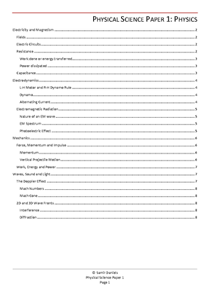Practical 1 - TECHNICAL HIGH SCHOOL KLERKSDORP NATURAL SCIENCE ...