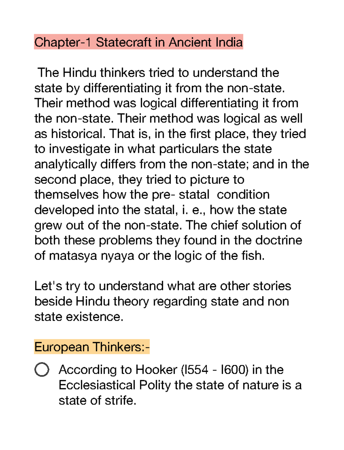 Statecraft in Ancient India: Theories and Perspectives (Chapter 1 ...