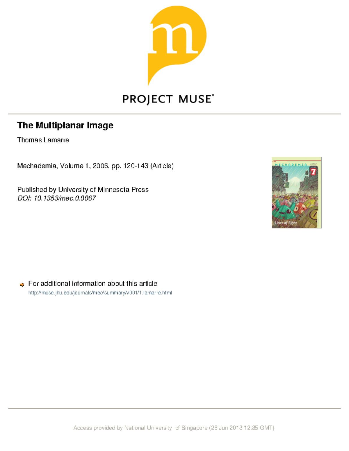 Superflat Animation: The Multiplane Image in Japanese Art and Anime ...