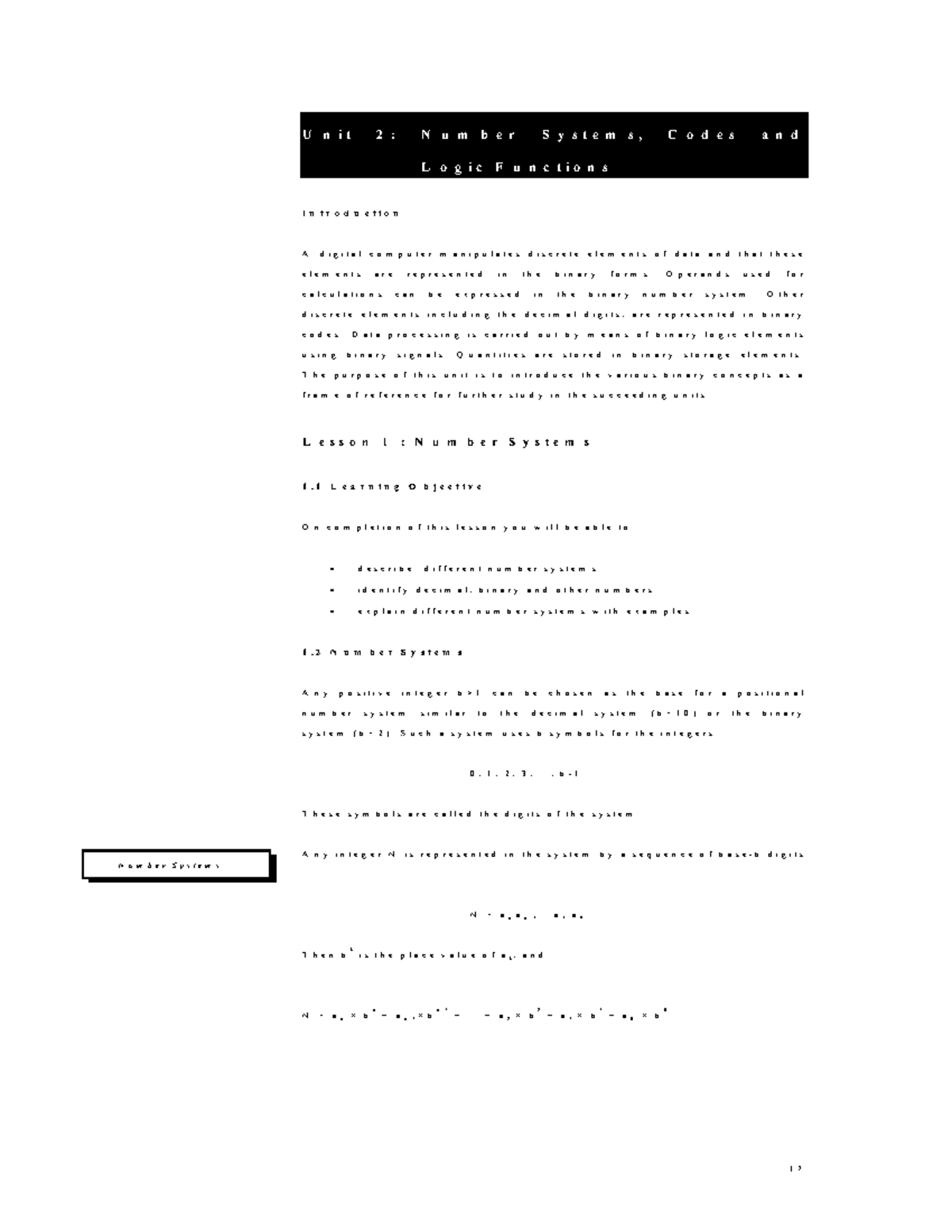 ECE249 Unit 2: Number Systems, Codes, and Logic Functions - Studocu