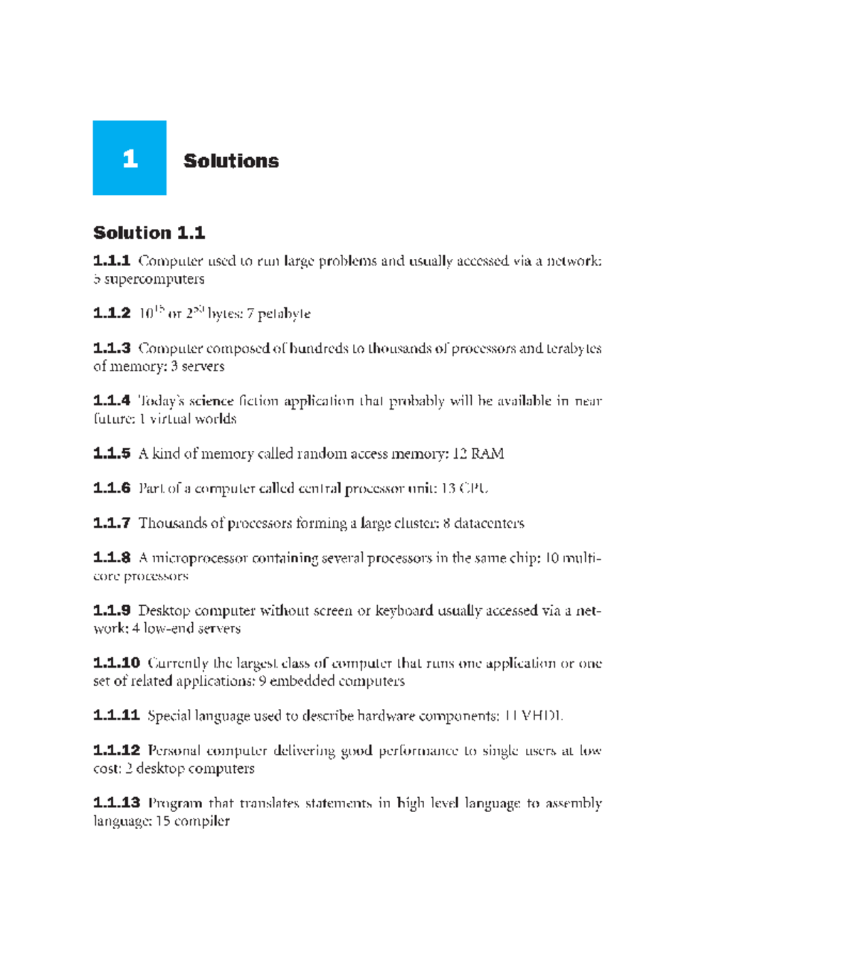 Solution manual for Computer Organization and Design, 4th Ed, D. A ...