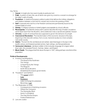 History of Civil- Chapter 1 The Earliest Human Societies - Key Terms: 1 ...