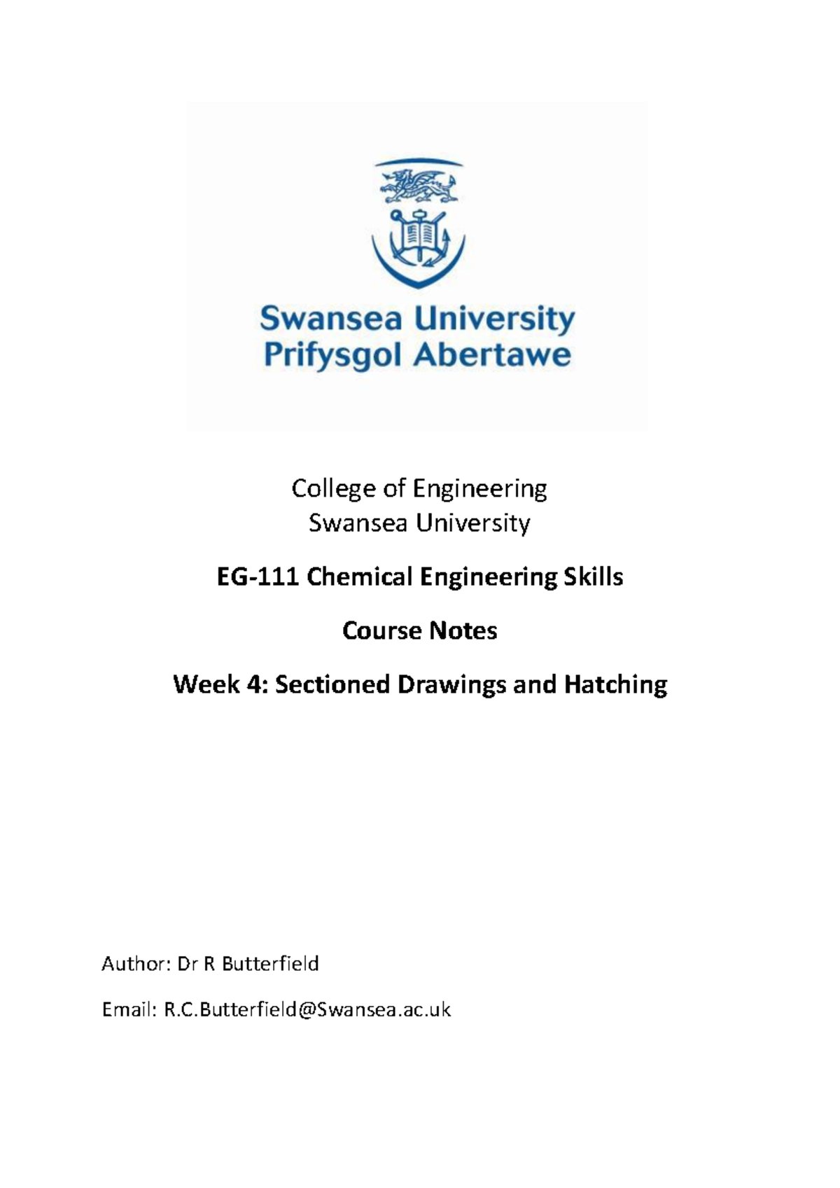 EG-111 Auto CAD notes - Week 4 - Sectioned Drawings and Hatching ...