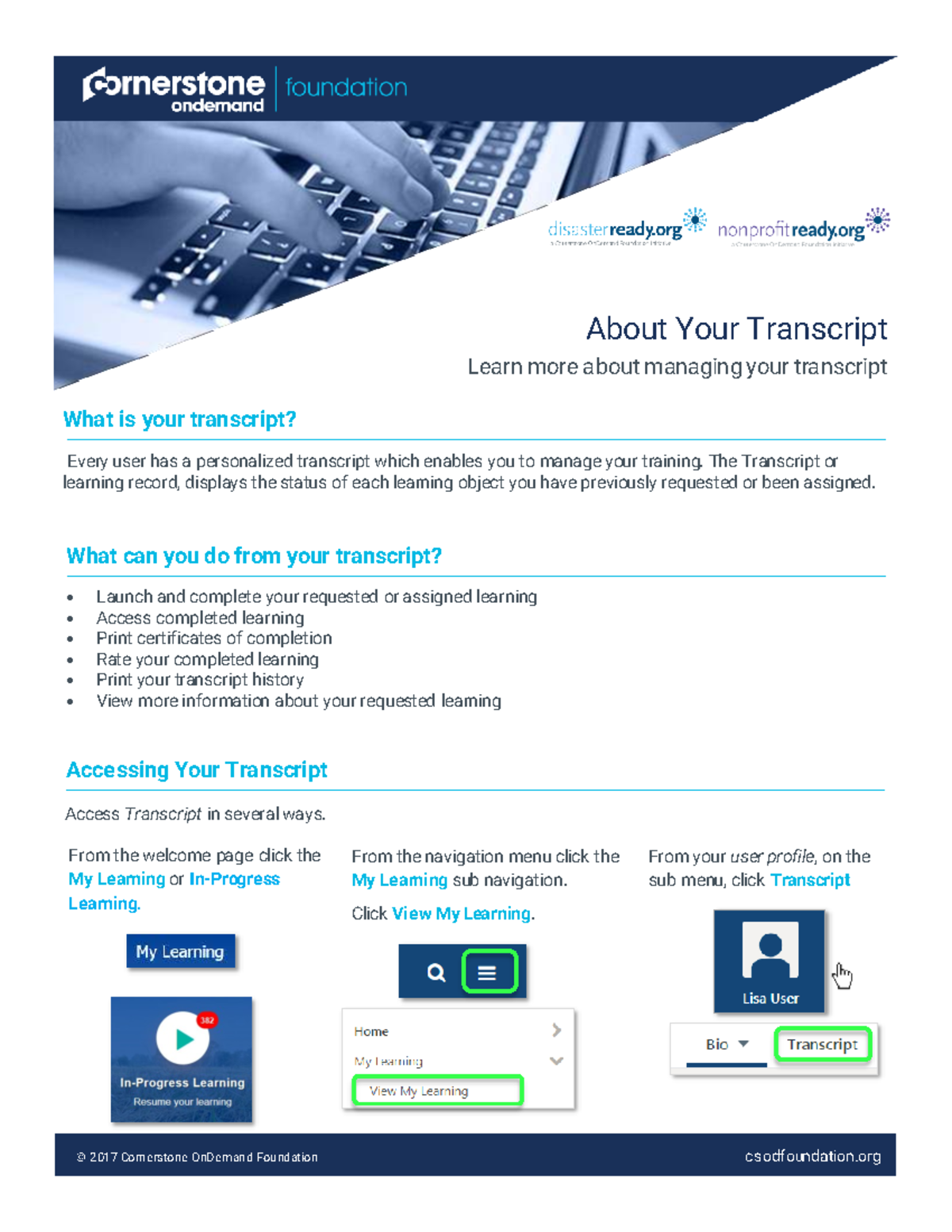 Managing Your Transcript: A Guide to Your Learning Record - Studocu