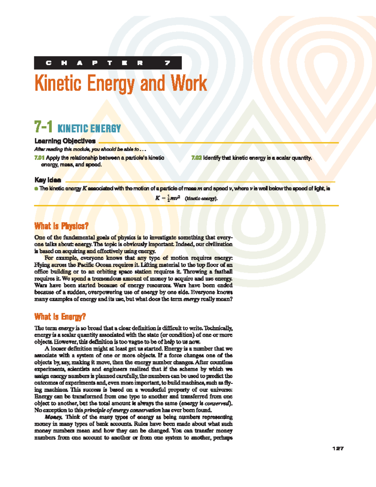 Chapter 7 and 8: Kinetic energy and work concepts - Studocu